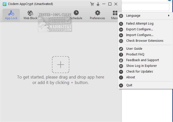 Download Cisdem AppCrypt 3.8.1 - MajorGeeks