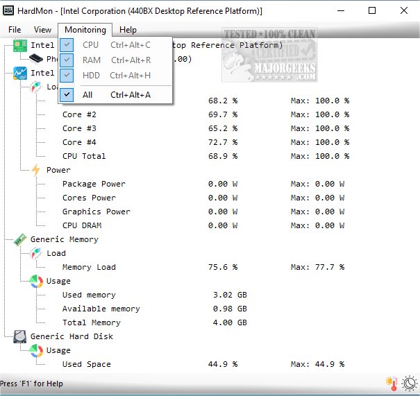 Download HardMon - MajorGeeks