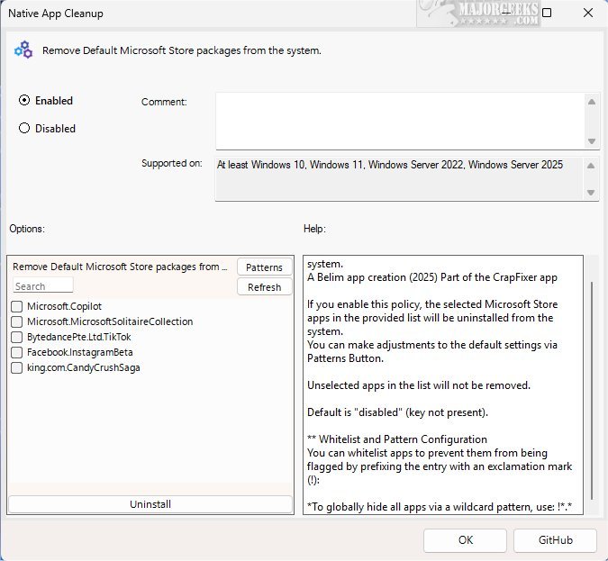Download NAppClean (Native App Cleanup) - MajorGeeks