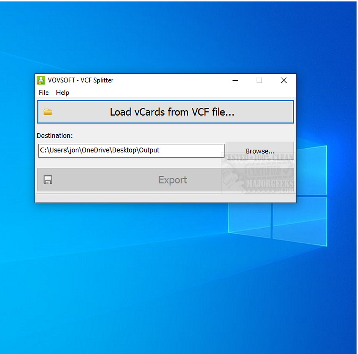 Download VOVSOFT VCF Splitter - MajorGeeks