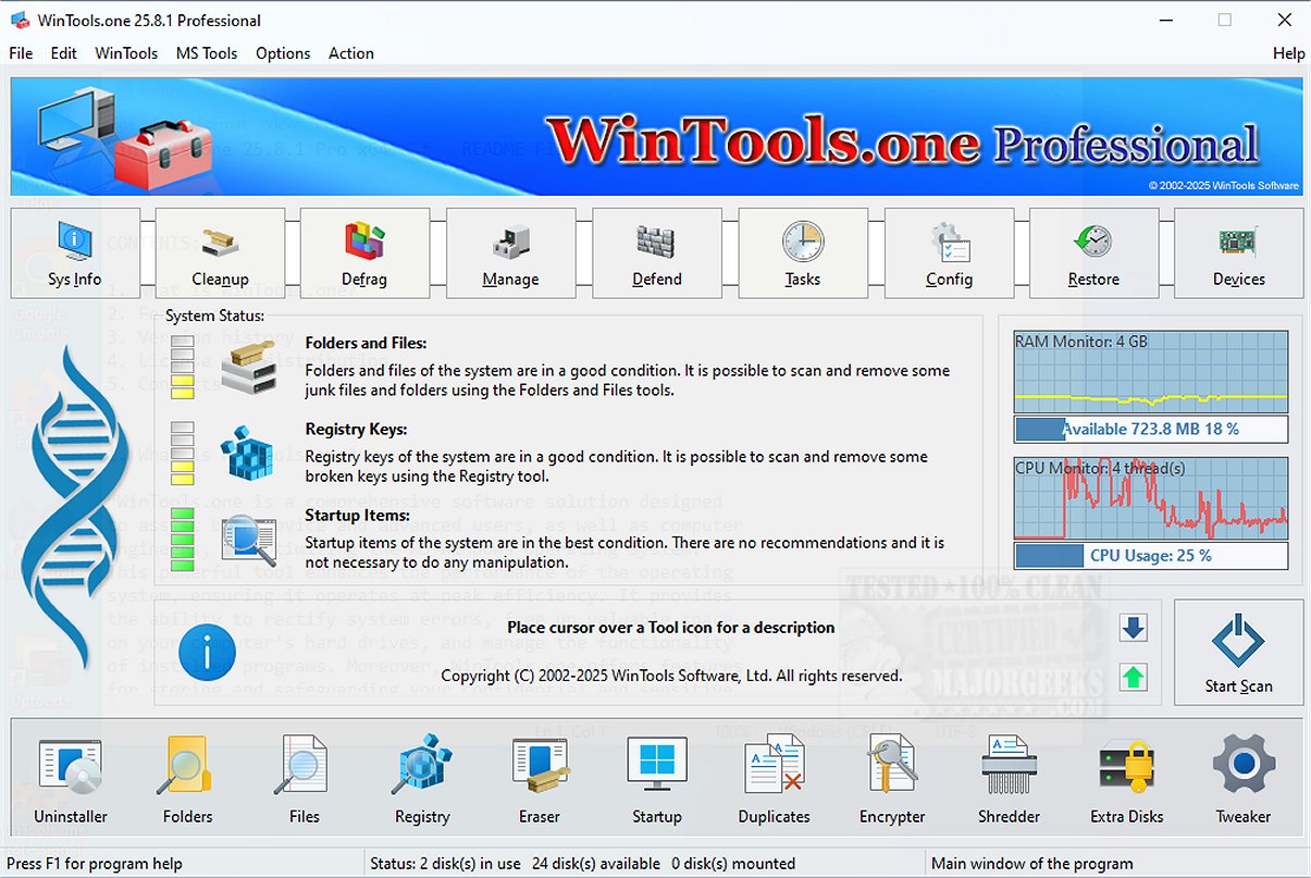 Download WinTools.one - MajorGeeks