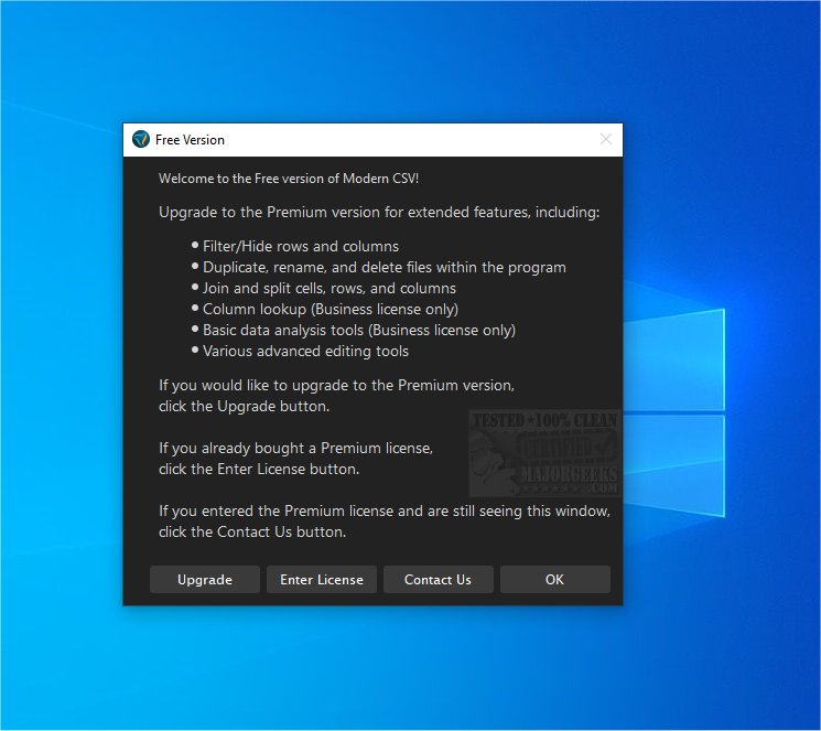 Download Modern CSV - MajorGeeks