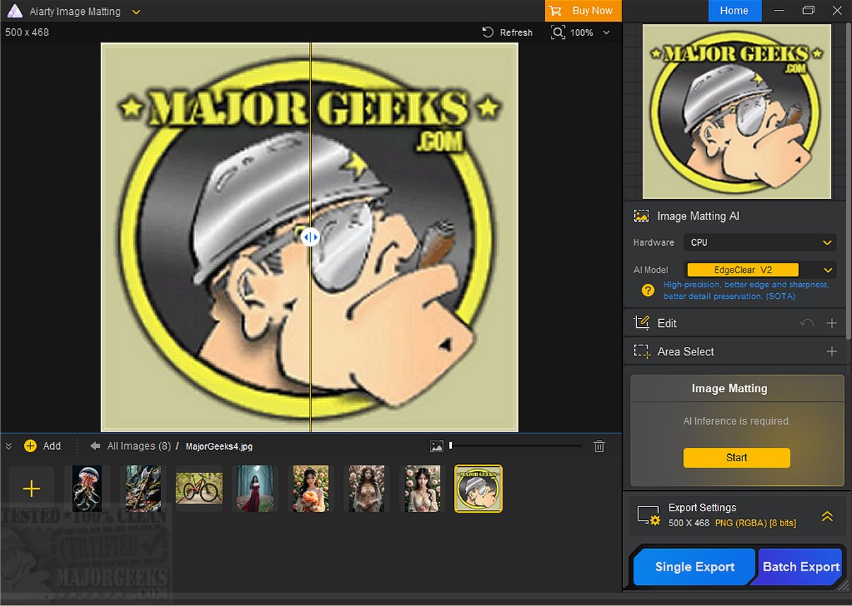 Download Aiarty Image Matting 2.7 - MajorGeeks