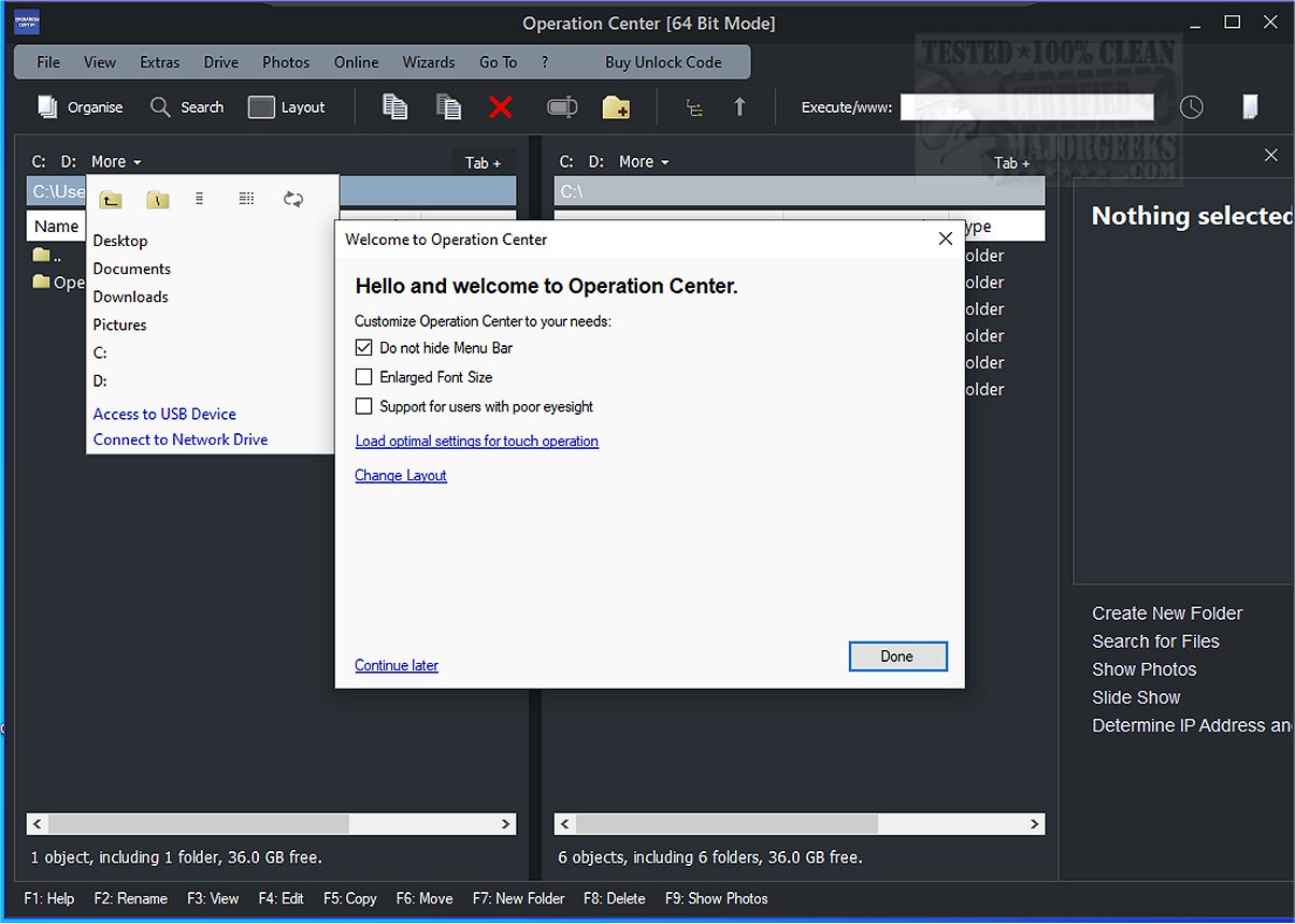 Download JMMG Operation Center - MajorGeeks