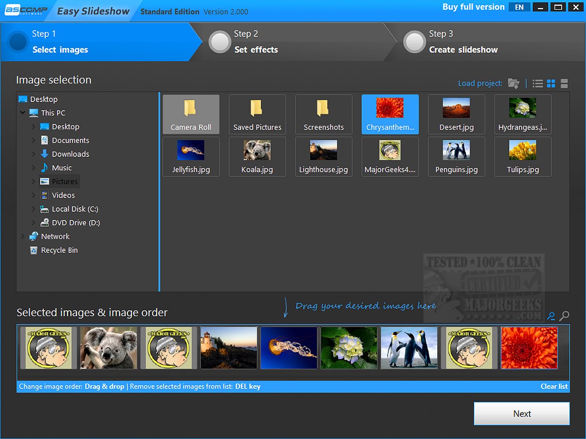 Download ASCOMP Easy Slideshow - MajorGeeks
