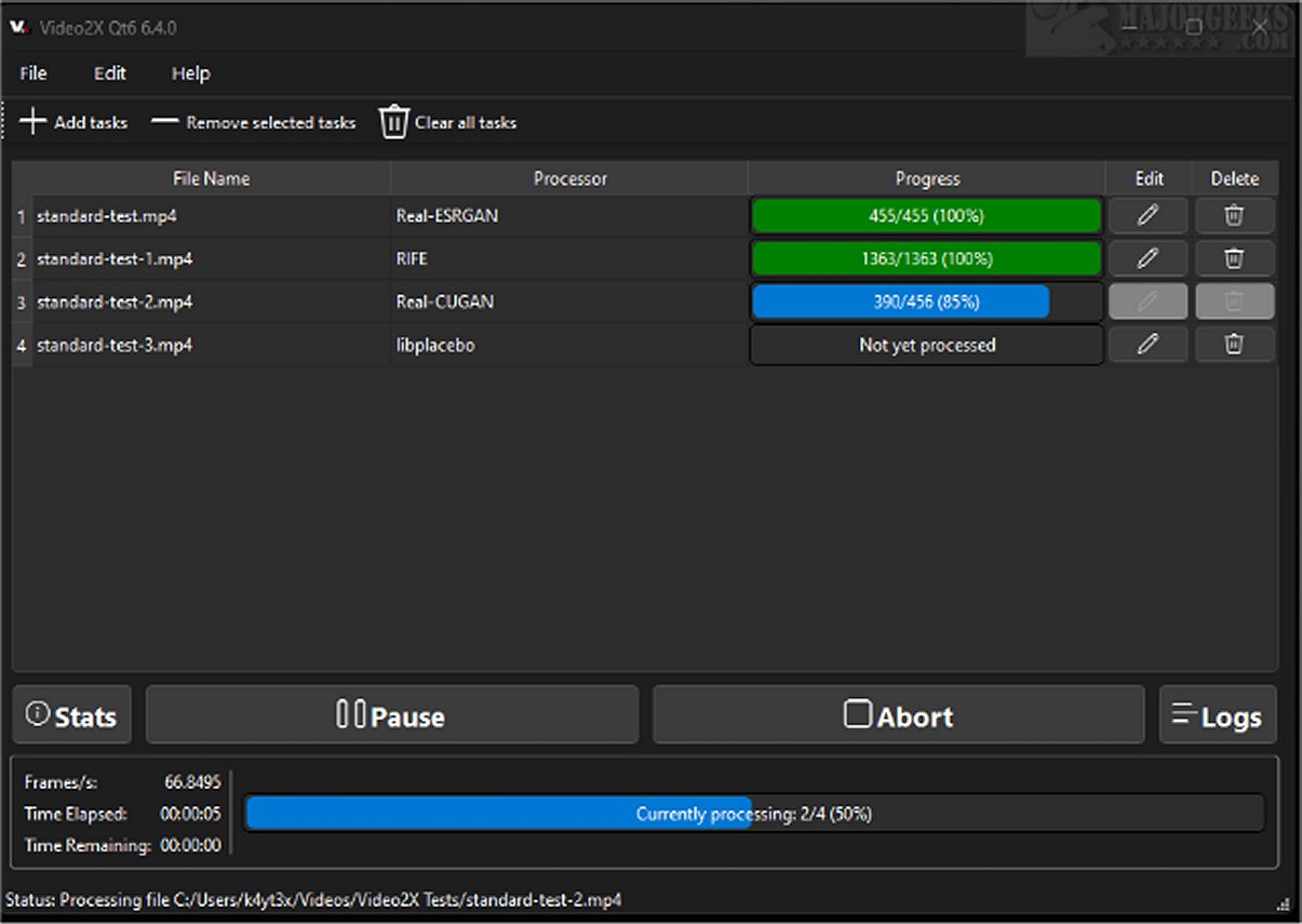 Download Video2X 6.4.0 - MajorGeeks