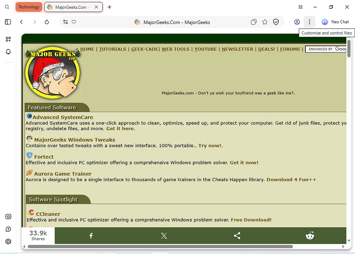 Download Norton Neo AI Browser - MajorGeeks