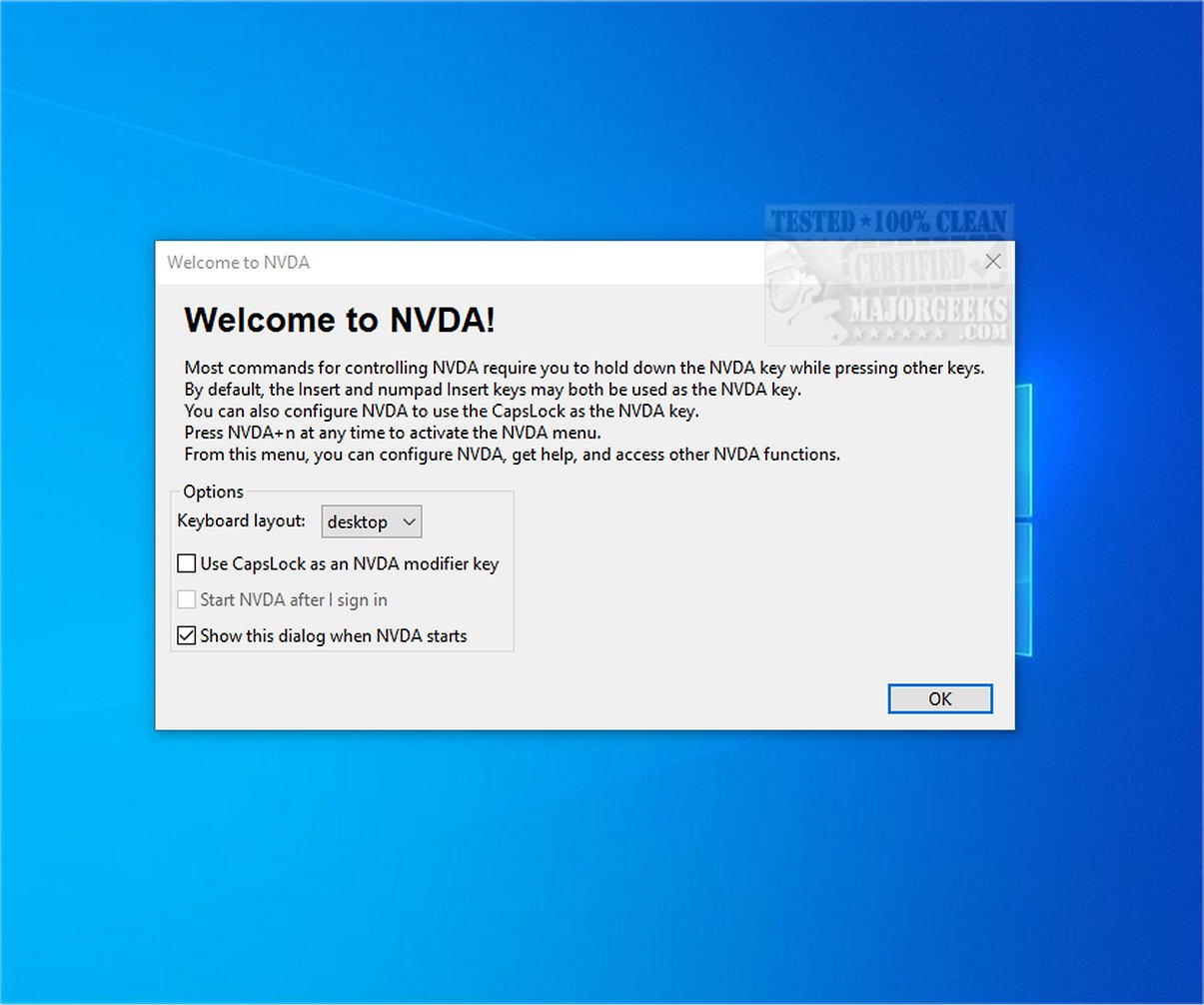 Download NVDA Portable - MajorGeeks