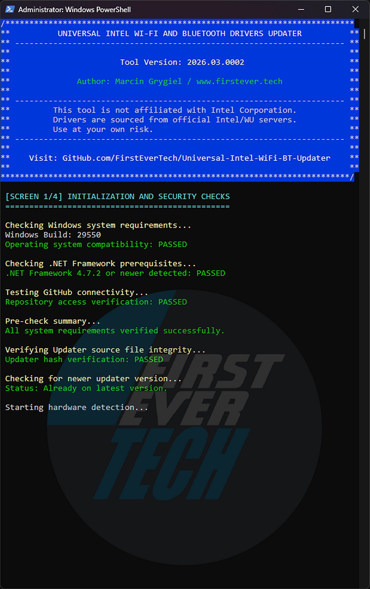 Download Universal Intel Wi-Fi and Bluetooth Drivers Updater 2026.06. ...
