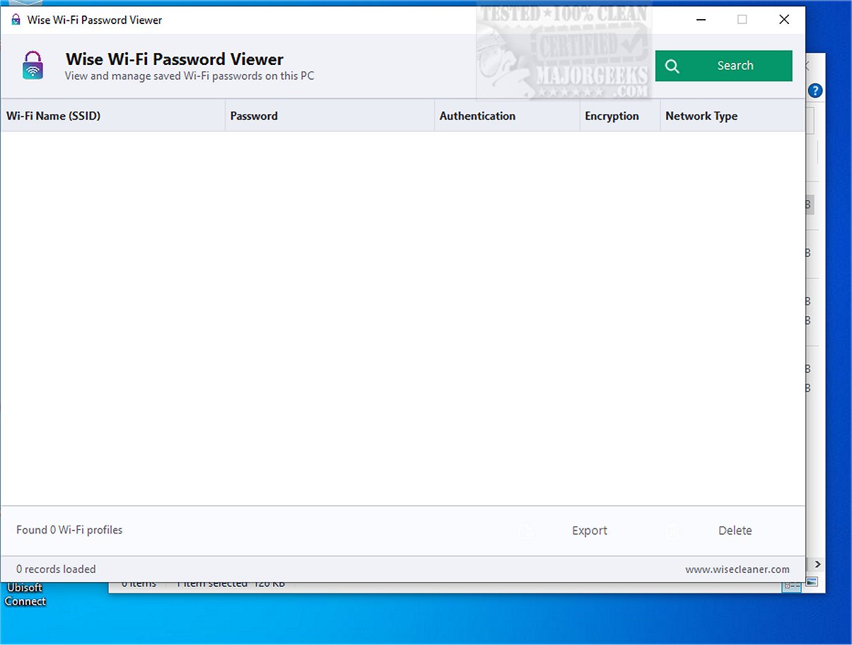 Download Wise Wifi Password Viewer 1.0.1 - MajorGeeks