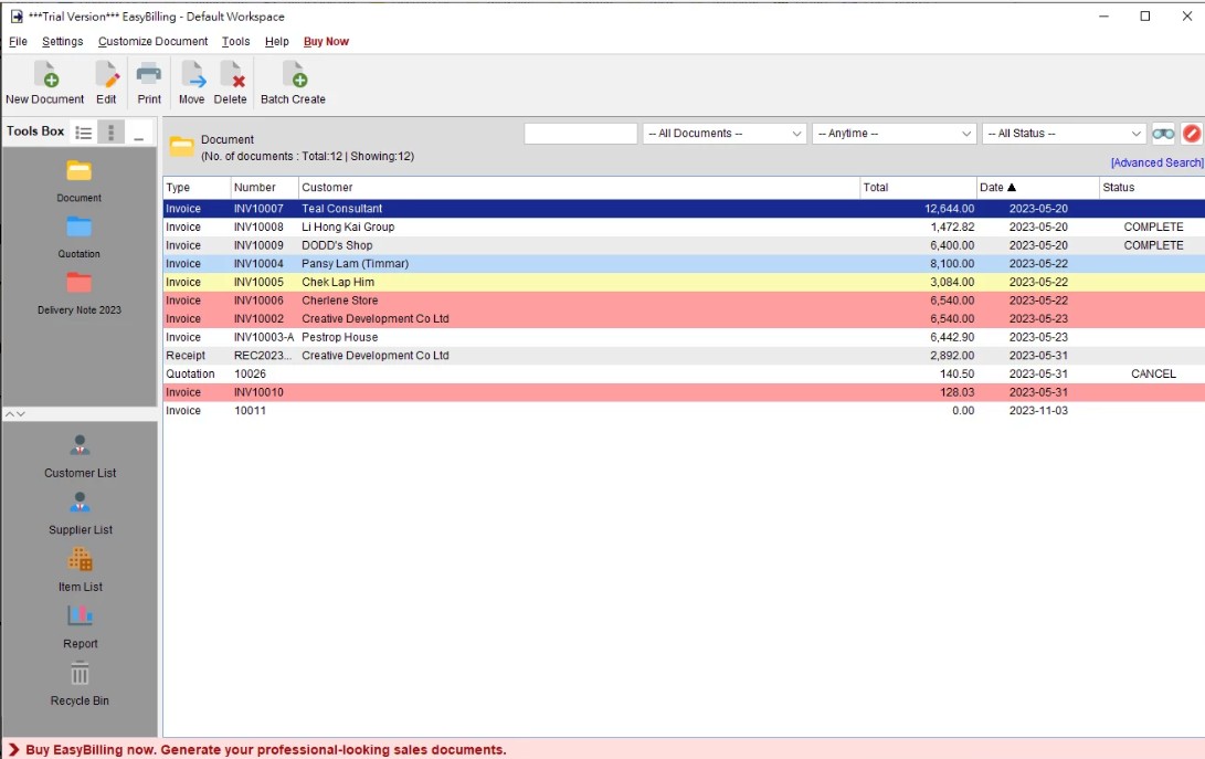 Download EasyBilling 9.9.5 - MajorGeeks