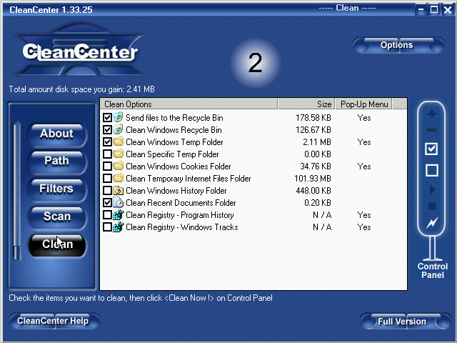 Download CleanCenter - MajorGeeks