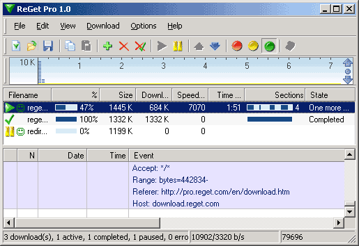 Download ReGet Pro - MajorGeeks