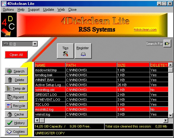 Download 4DiskClean Free - MajorGeeks