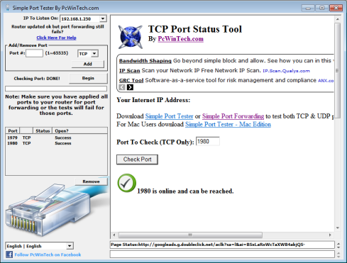 Download Simple Port Tester Portable - MajorGeeks