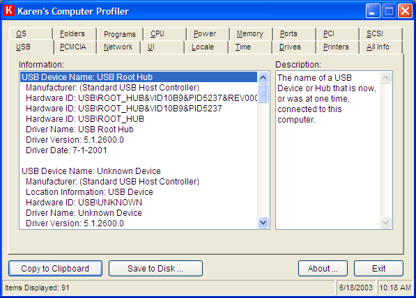 Download Karen's Computer Profiler - MajorGeeks