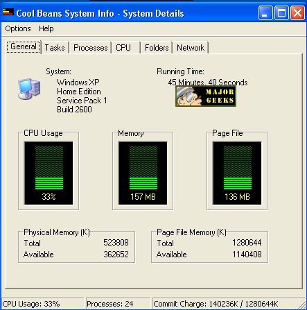 Download Cool Beans System Info 2 - MajorGeeks