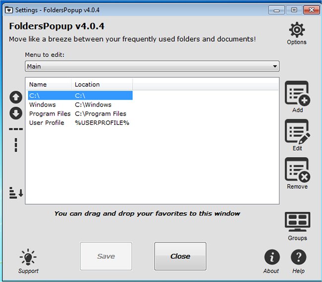 Download Folders Popup - MajorGeeks