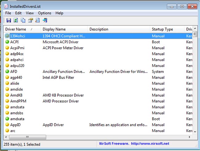 Download InstalledDriversList - MajorGeeks