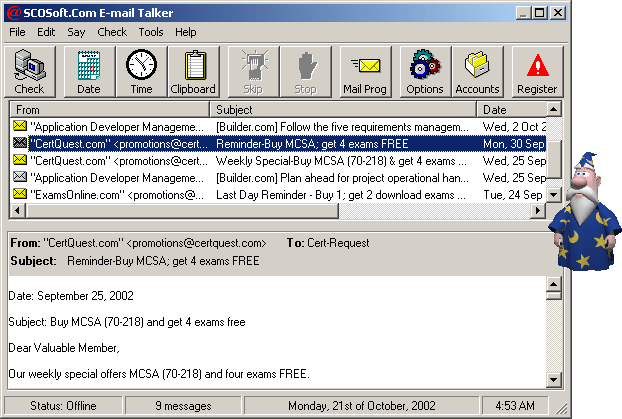 Download E-mail Talker 4.0 - MajorGeeks