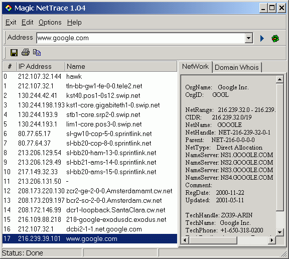 Download Magic NetTrace - MajorGeeks