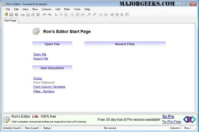 Download Ron's Editor - MajorGeeks