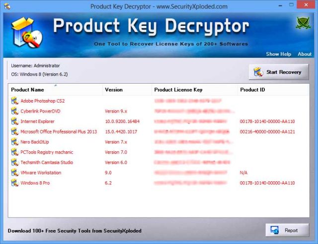 Download Product Key Decryptor - MajorGeeks