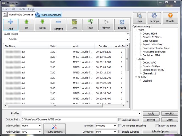 Download Tencoder Video Converter Majorgeeks