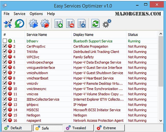 Download Easy Service Optimizer - MajorGeeks