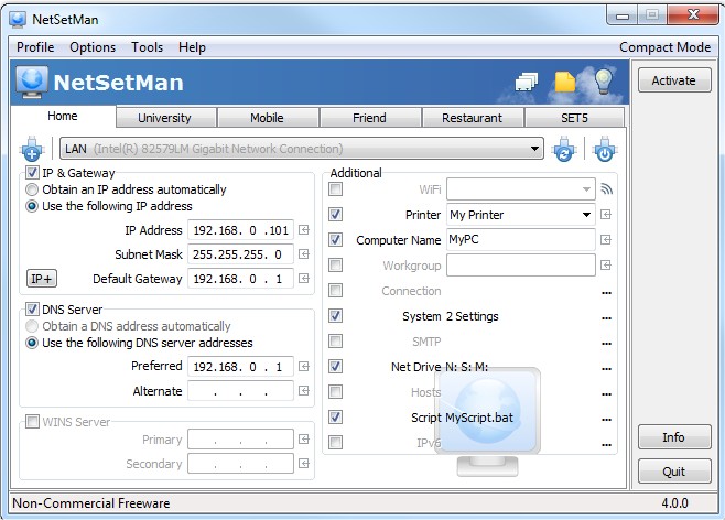 Download NetSetMan - MajorGeeks