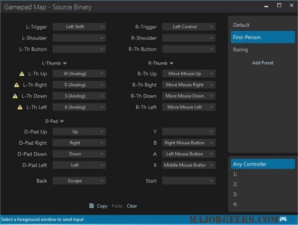 Download Gamepad Map - MajorGeeks