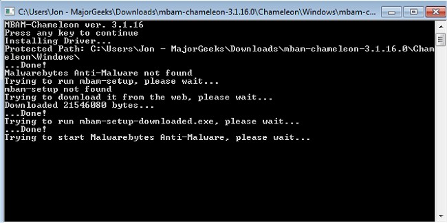 Download Malwarebytes Chameleon - MajorGeeks