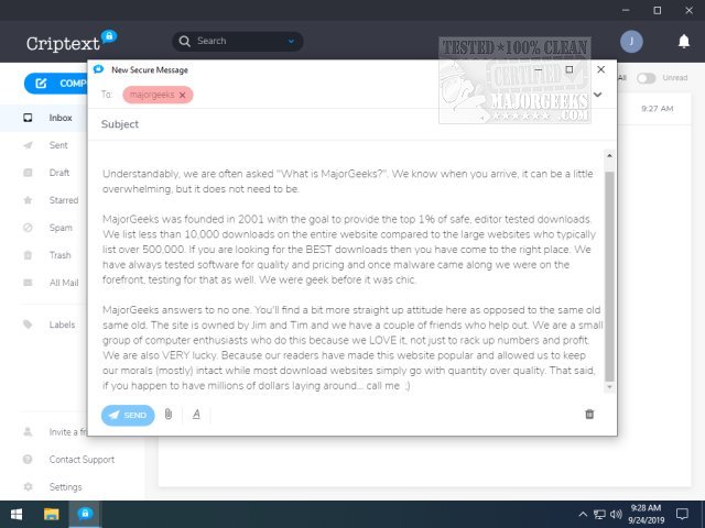 criptext majorgeeks2.jpg