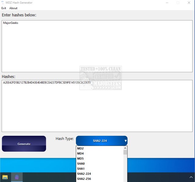 wdz hash generator majorgeeks.jpg