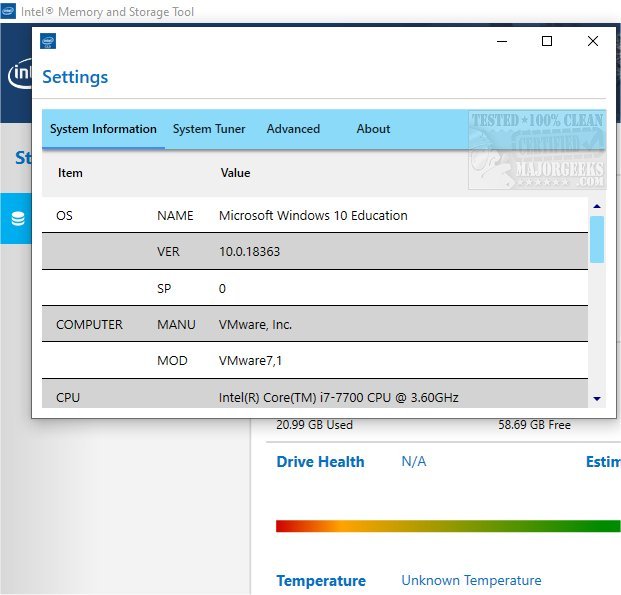 intel memory and storage tool majorgeeks.jpg