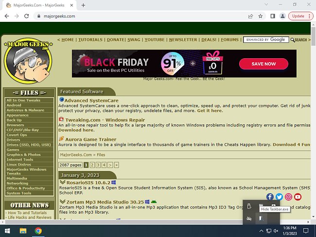 hide taskbar majorgeeks.jpg