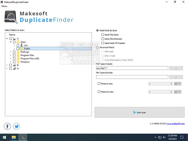 makesoft duplicatefinder majorgeeks.jpg