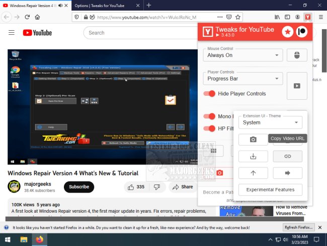 tweaks for youtube majorgeeks2.jpg