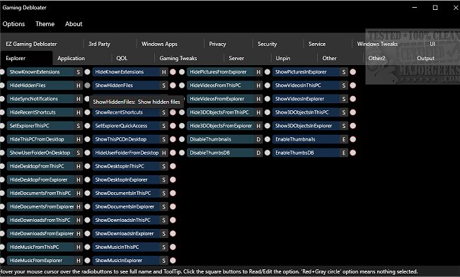 gaming debloater majorgeeks.jpg