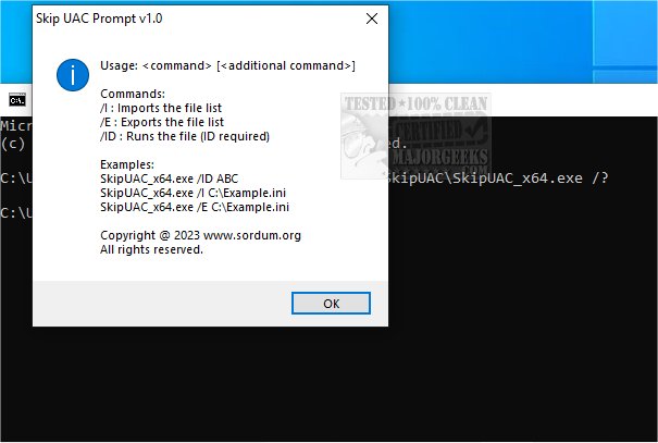 skip uac prompt 3 majorgeeks.jpg
