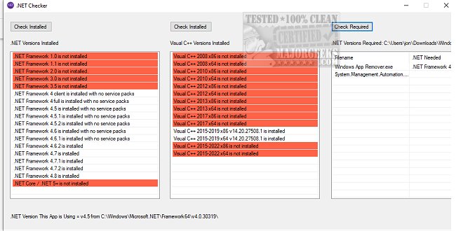 .net checker majorgeeks.jpg