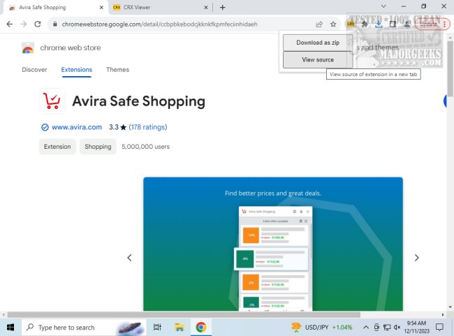 extension source viewer for chrome, firefox, and opera majorgeeks.jpg
