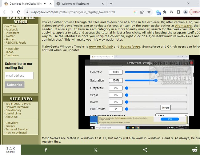 faststream video player for chrome and firefox3 majorgeeks.jpg