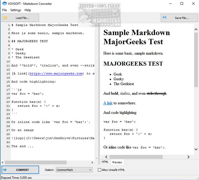 vovsoft markdown converter majorgeeks.jpg