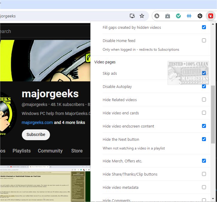 control panel for youtube majorgeeks2.jpg