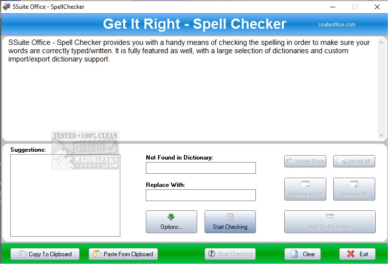 ssuite office - spell checker majorgeeks.jpg
