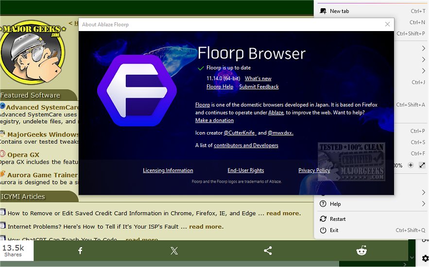 floorp browser majorgeeks.jpg