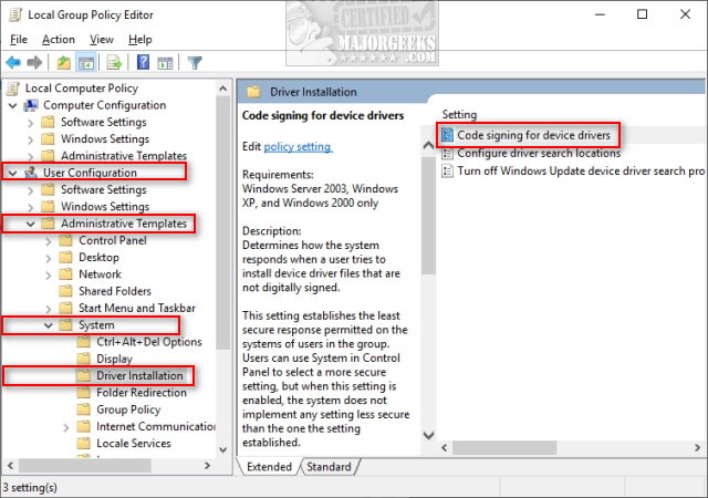 How to Disable Driver Signature Enforcement - MajorGeeks