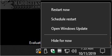 Enable or Disable the Windows Update Status Taskbar Notification - MajorGeeks