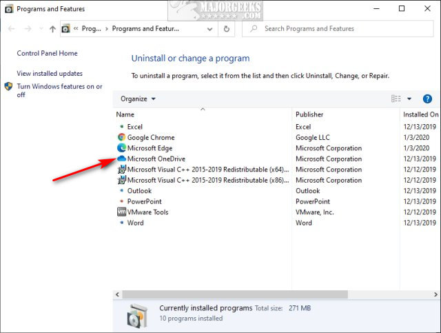How to Add or Remove the OneDrive Shortcut in File Explorer - MajorGeeks